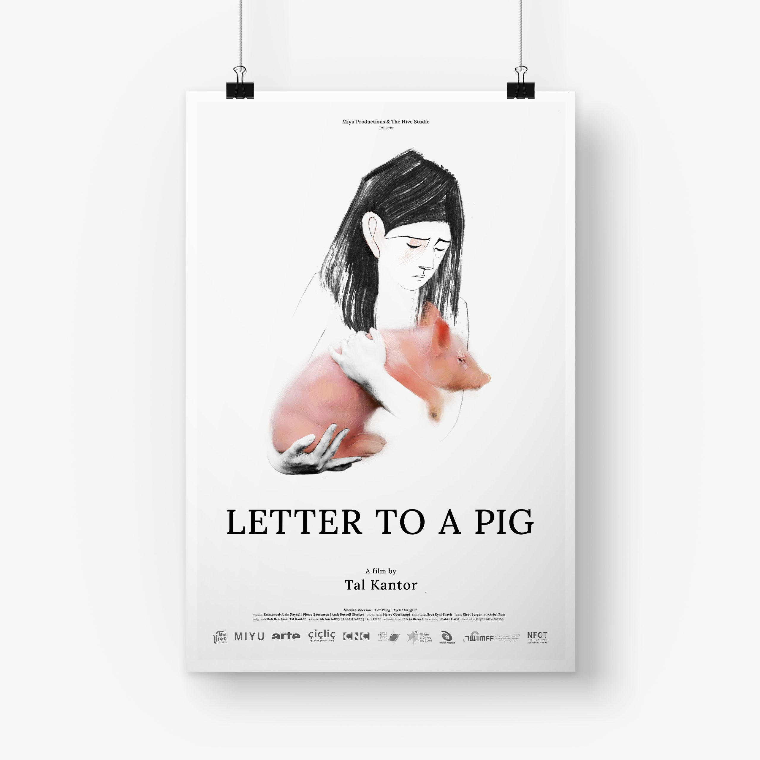 Letter to a Pig Film Poster - The Hive Studio